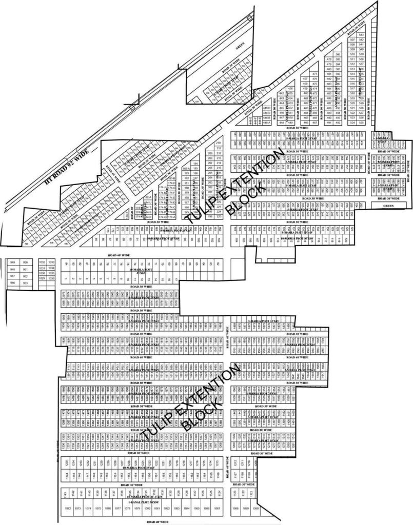 Park View City Lahore Tulip Extension - Payment Plan & Map